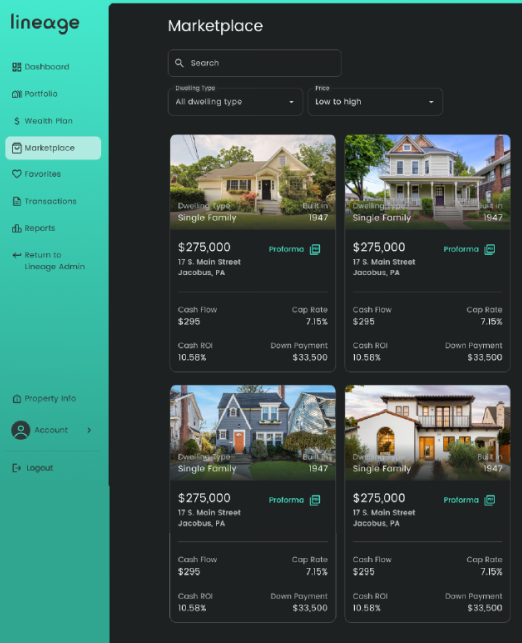 Home [lineage.finance]